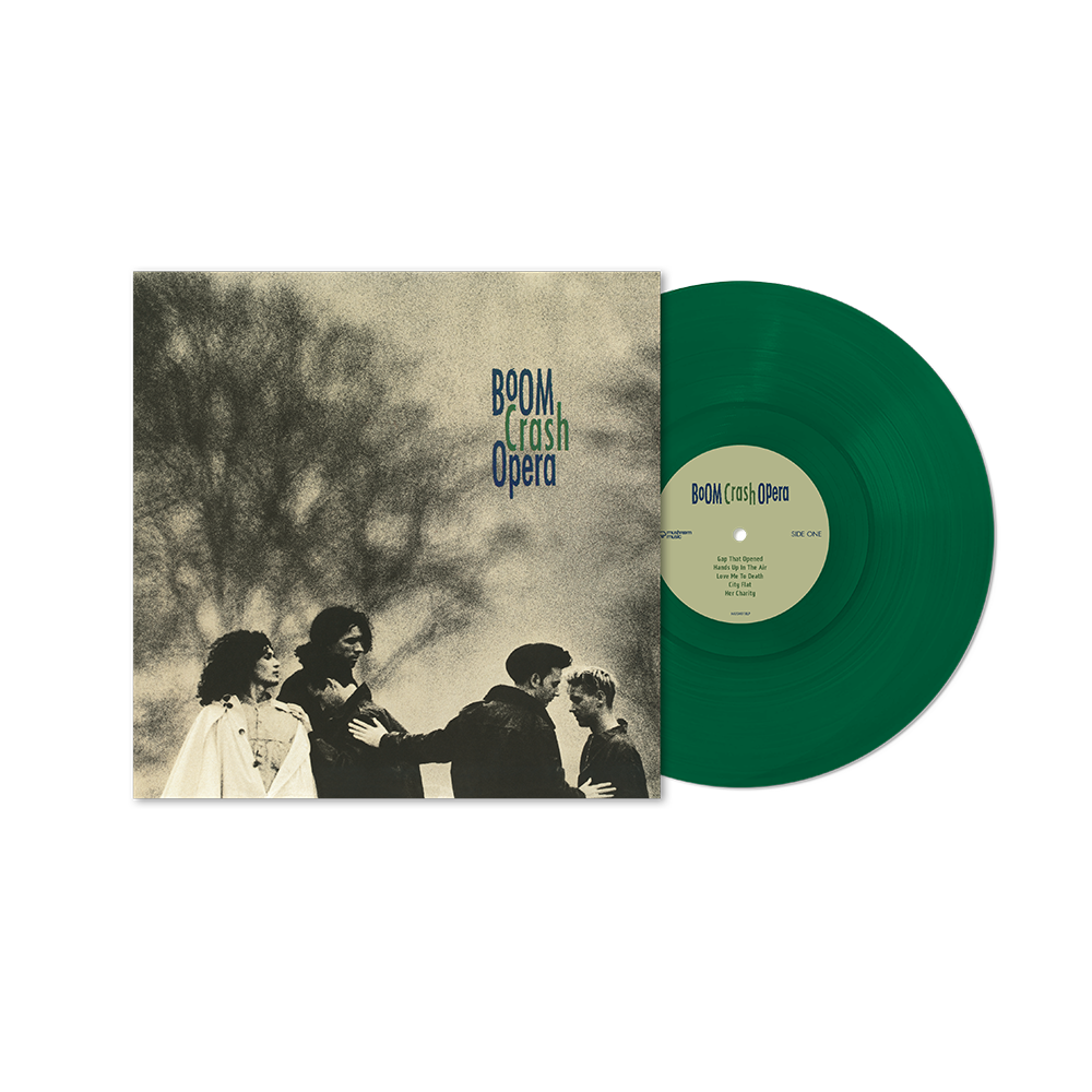 Boom Crash Opera Transparent Green Vinyl LP - SIGNED
