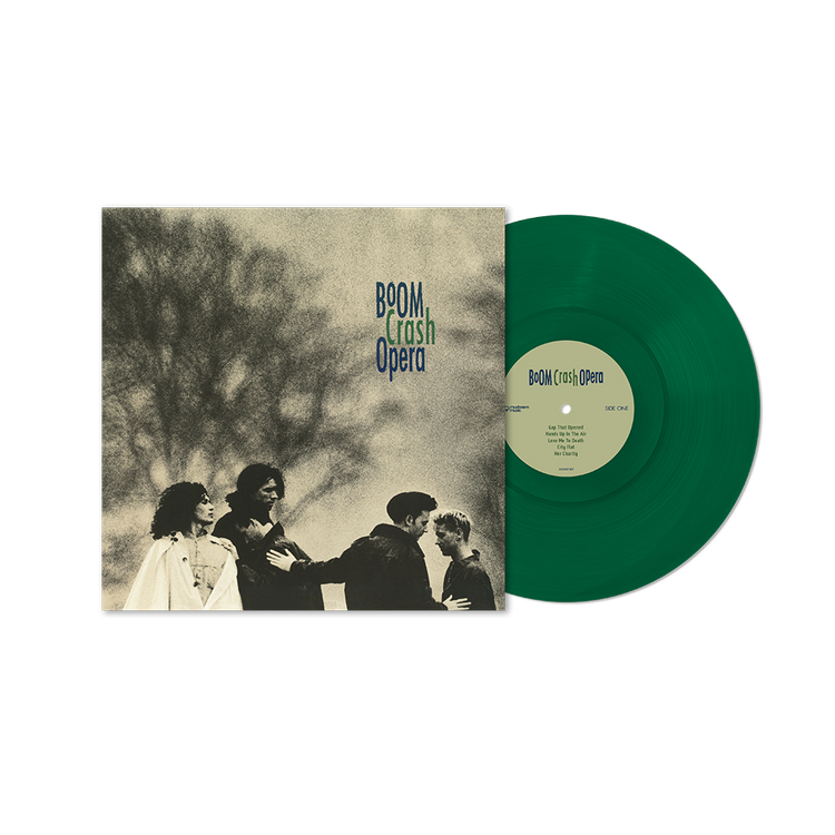 Boom Crash Opera Transparent Green Vinyl LP - SIGNED